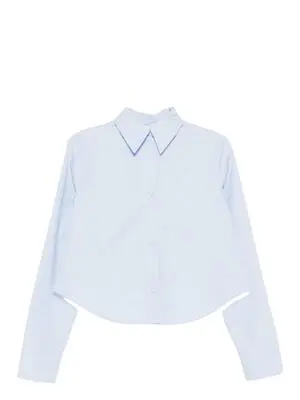 Sportmax Cotton Blend Shirt - Clear Blue