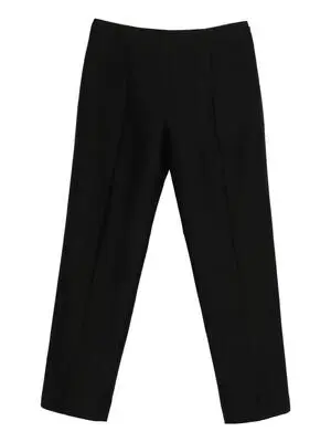 TOTEME Wool Slim Trousers - Black