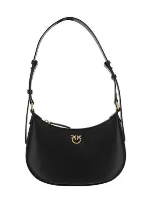Pinko Simply Love Half Moon Mini Bag - Black