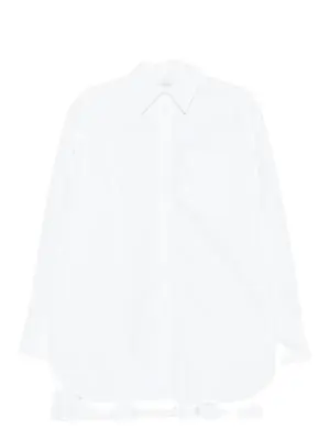 Sportmax Cotton-blend Button-down Shirt - White