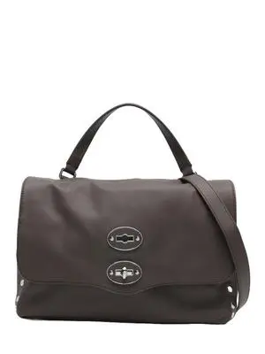 ZANELLATO Postina Saeta Small Leather Handbag - Brown
