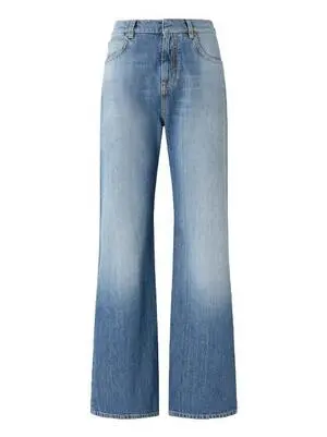 Pinko Wanda Wide-leg Jeans - Denim