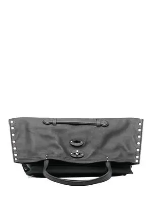 ZANELLATO A'spasso Saeta Medium Leather Handbag - Black