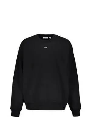 Off White Logo Sweatshirt - Black