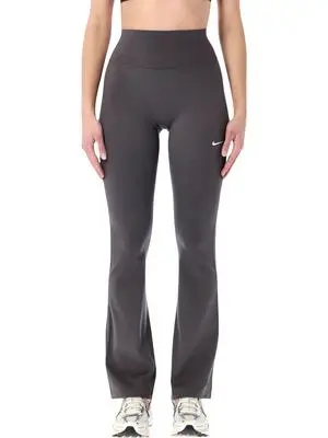 Nike One High-waisted Flared Leggings - Grey