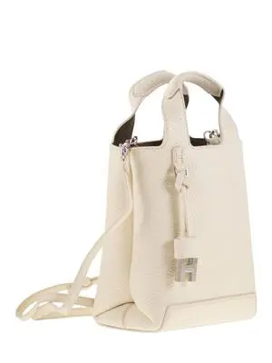 Hogan Mini Leather Tote - White