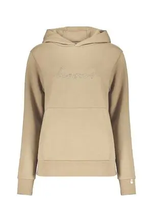 Herno Logo Detail Hoodie - Beige