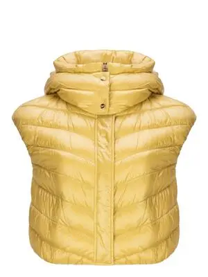 Herno Goose Down Padded Vest - Yellow