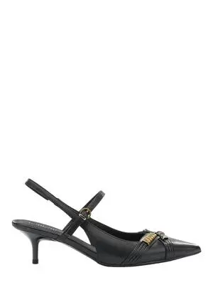 Pinko Heeled Slingback Pumps - Black
