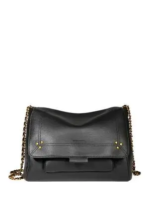 Jérôme Dreyfuss Shoulder Bag With Chain Strap - Noir Brass