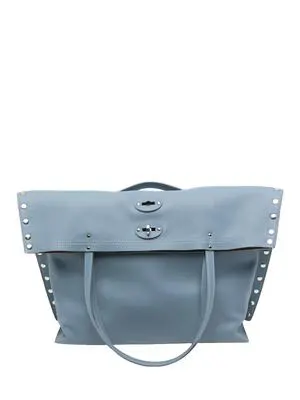 ZANELLATO Medium Leather Handbag - Blue