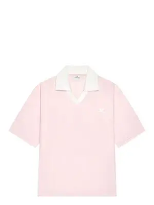 COURREGES Oversized Polo Shirt - Pink