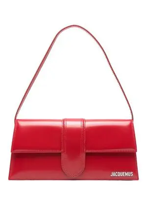 Jacquemus Le Bambino Long Leather Shoulder Bag - Red