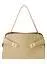 FERRAGAMO Leather Shoulder Bag With Logo And Buckle Detail - Beige