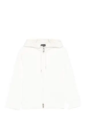 Emporio Armani Cotton Blouson Jacket - White