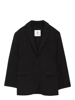 ANINE BING Quinn Blazer Cashmere Blend - Black