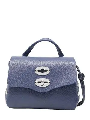 ZANELLATO Daily Night Sbaby Leather Handbag - Blue