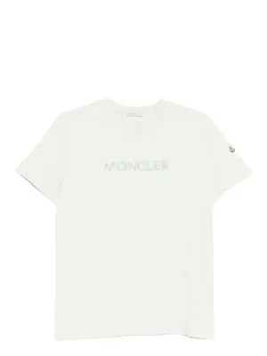 Moncler Logo Cotton T-shirt - Verde Acqua