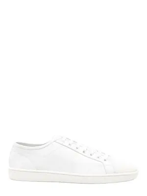Saint Laurent Gym Leather Sneakers - White
