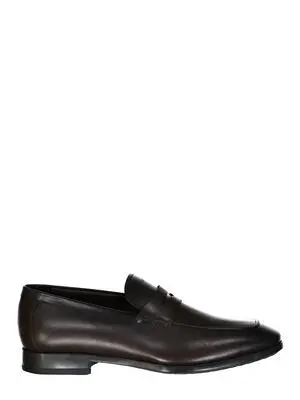 FERRAGAMO Leather Loafers - Brown
