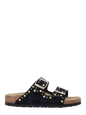 BIRKENSTOCK Arizona Rivet Sandals - Black