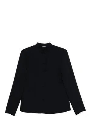 Emporio Armani Crepe Shirt - Blue