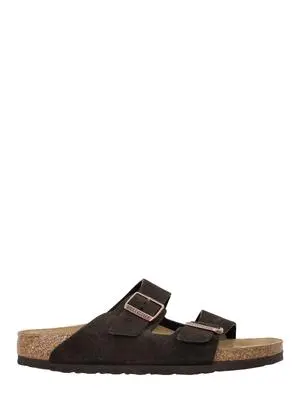 BIRKENSTOCK Flat Slides - Mocha