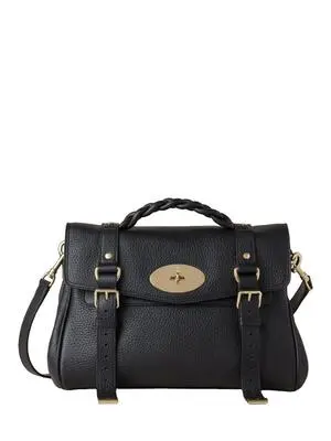 Mulberry Satchel With Top Handle - Black