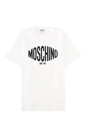 Moschino T Shirt With Logo - White