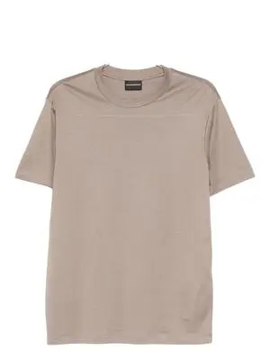 Emporio Armani Cotton T Shirt - Dove Grey