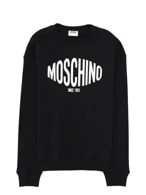 Moschino Logo Sweatshirt - Black
