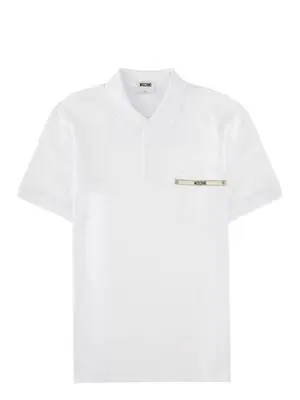 Moschino Polo With Logo - White