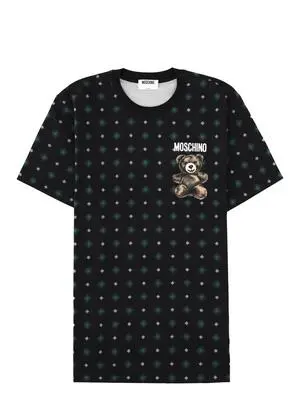 Moschino T Shirt With Logo - Black