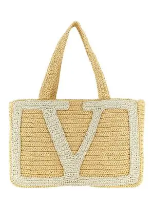 Valentino Garavani Viva Superstar Large Shopping Bag - Beige