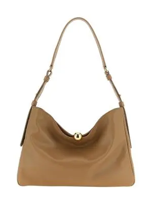 Furla Sfera Soft Large Shoulder Bag - Beige