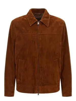Brioni Suede Blouson - Brown