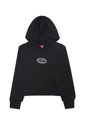 DIESEL® Cotton Blend Hoodie - Black