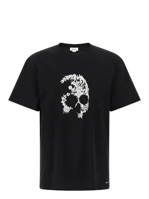 Alexander McQueen Skull' T Shirt - White/black