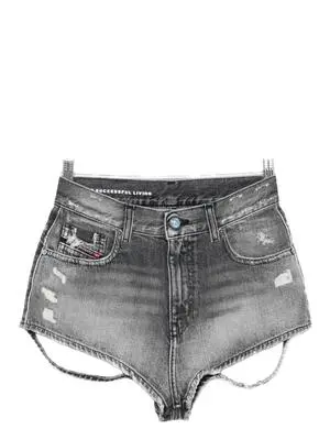 DIESEL® Denim Cotton Shorts - Grey