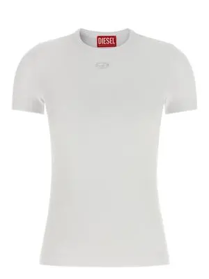 DIESEL T-ribber-od' T-shirt - White