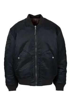 DIESEL® Zip Up Jacket - Nero+marrone