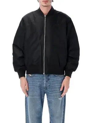 DIESEL® Padded Bomber Jacket - Black