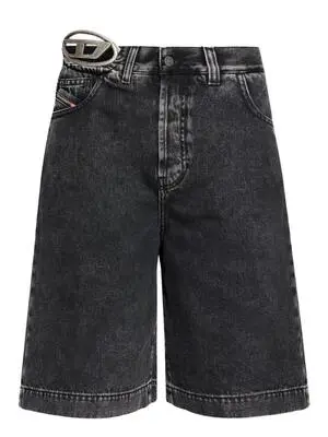 DIESEL® Denim Bermuda Shorts - Black