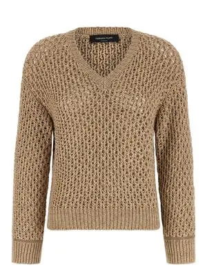 Fabiana Filippi Mouliné Yarn Sweater - Brown