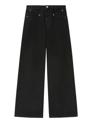 Isabel Marant Wide Leg Pants - Black