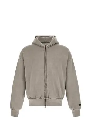 Fear Of God Classic Fleece Full Zip Hoodie - Gray