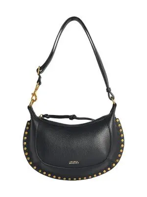 Isabel Marant Oskan Moon Full Grain Leather Bag - Black
