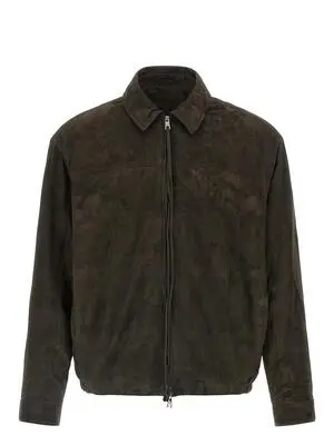 GIORGIO BRATO Suede Jacket - Brown