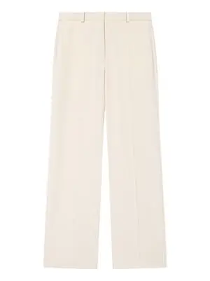 Isabel Marant Noanda Silk-blend Trousers - Beige