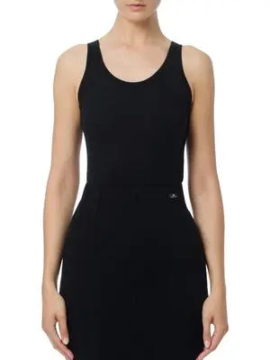 Elisabetta Franchi Tricot Top - Nero